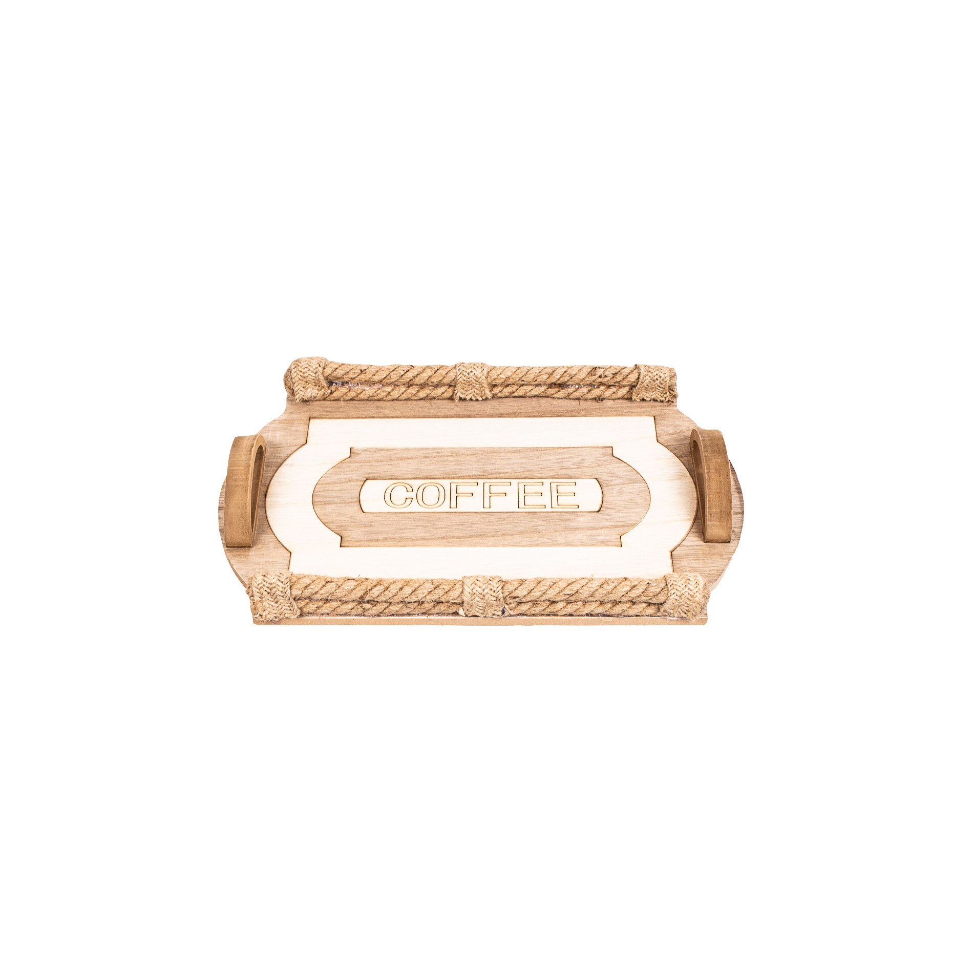 Tava din lemn pentru servit, 45 x 29 x 4 cm - eMAG.ro
