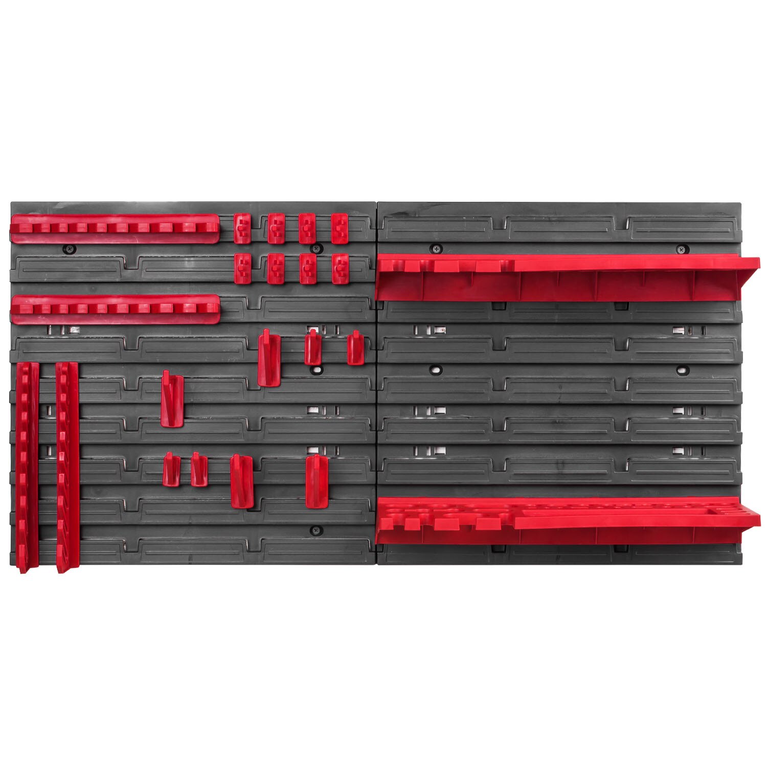 Panou depozitare scule, Botle, Universal, 78 x 39 cm, Rosu/Negru - eMAG.ro