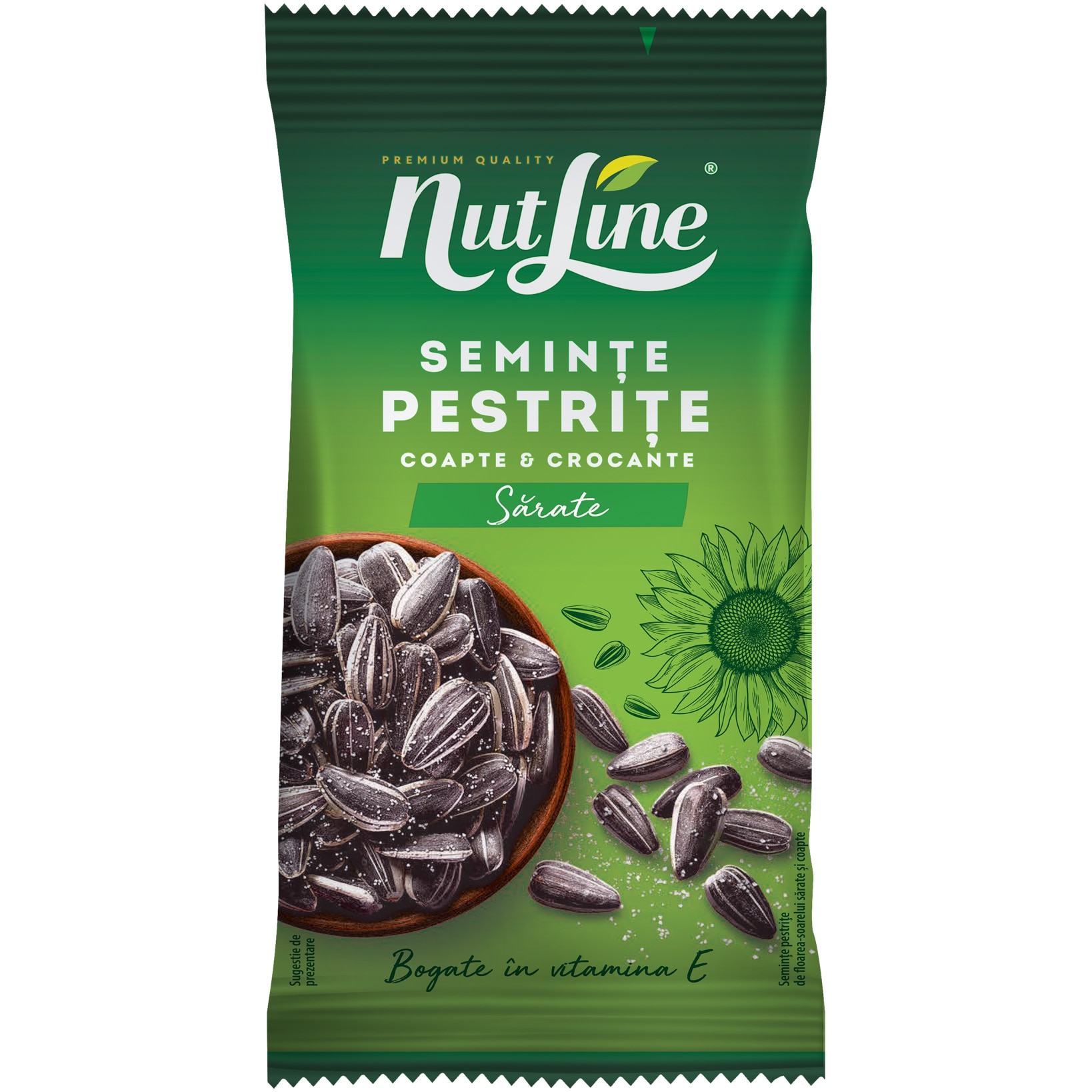 Seminte pestrite cu sare Nutline, 100g - eMAG.ro