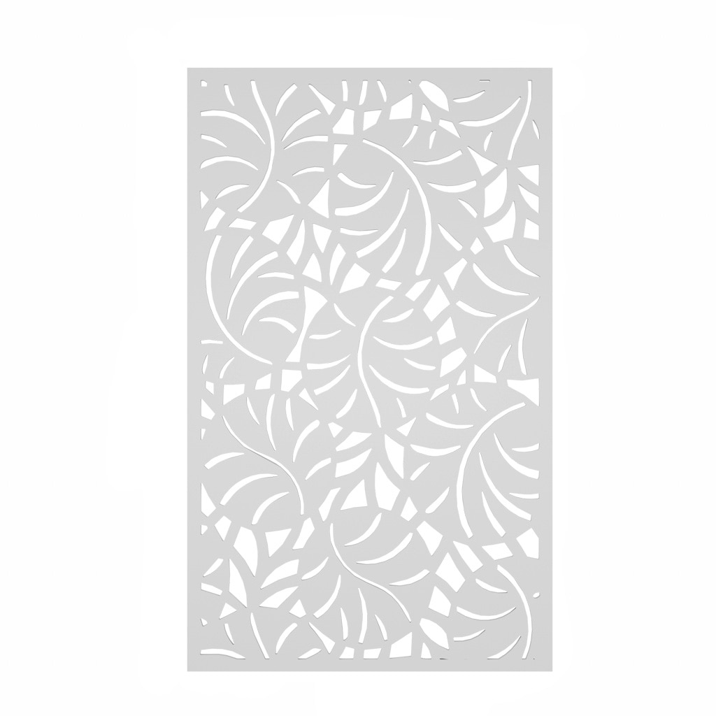 Panou separator decorativ din PVC alb, model 006, 2000x1210x15 mm - eMAG.ro