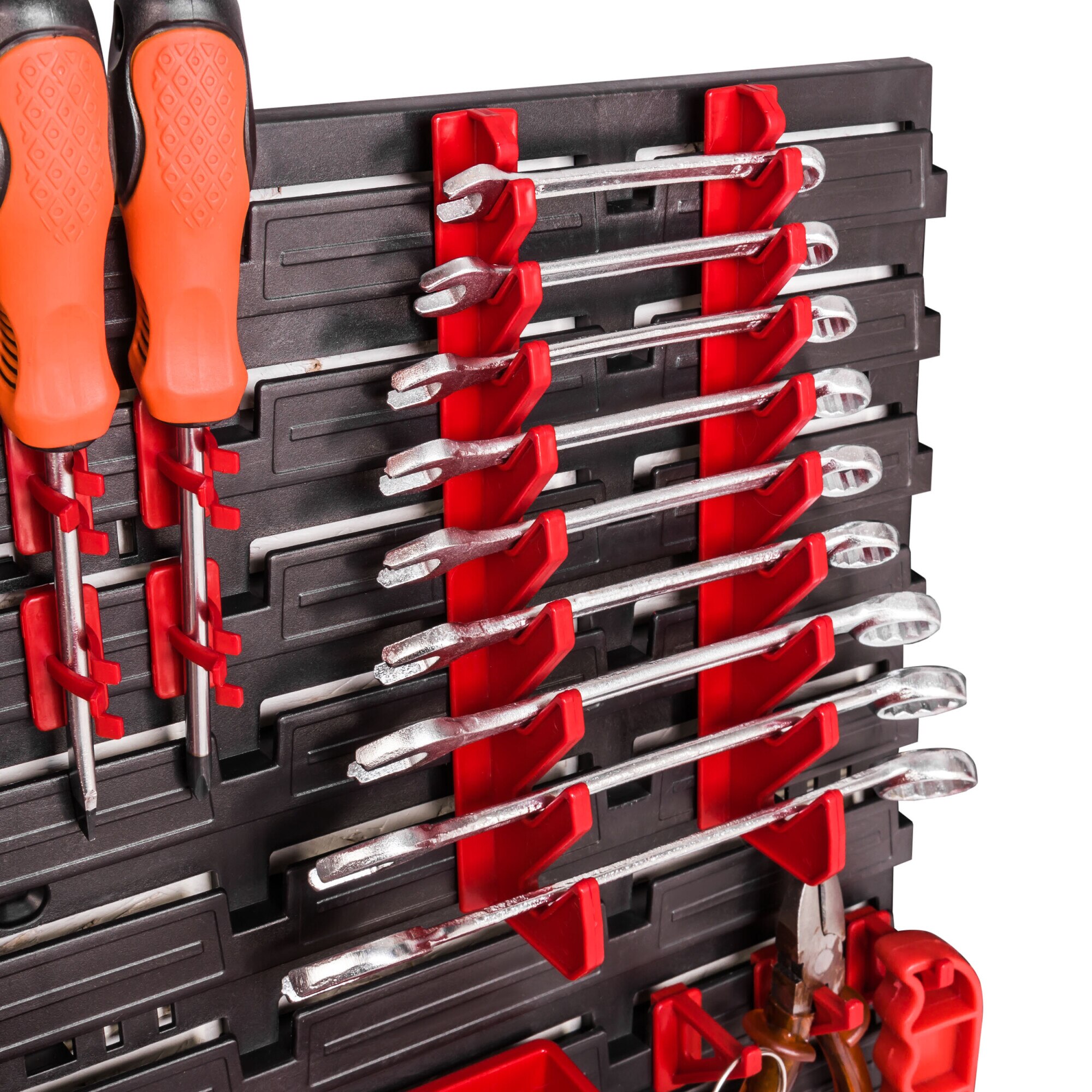 Panou depozitare scule, Botle, 6 compartimente, 58x78 cm, Negru - eMAG.ro