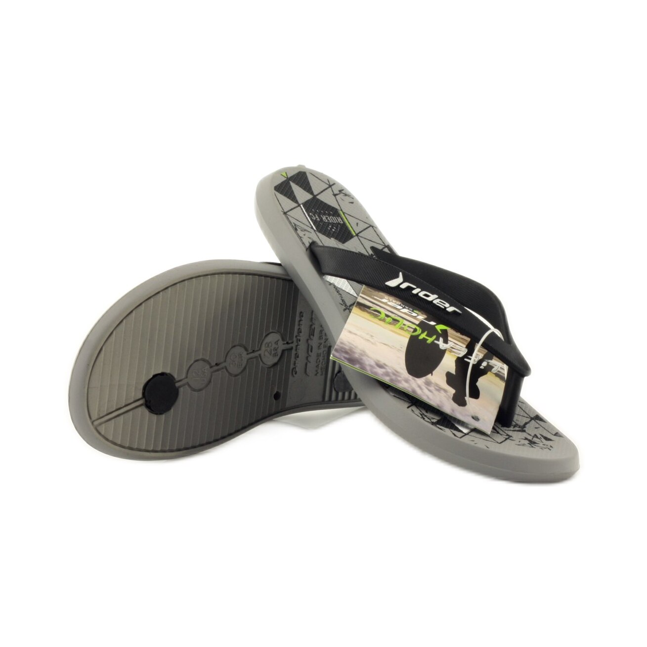 Papuci pentru copii Rider, BM13778, negru, EU 30 - eMAG.ro