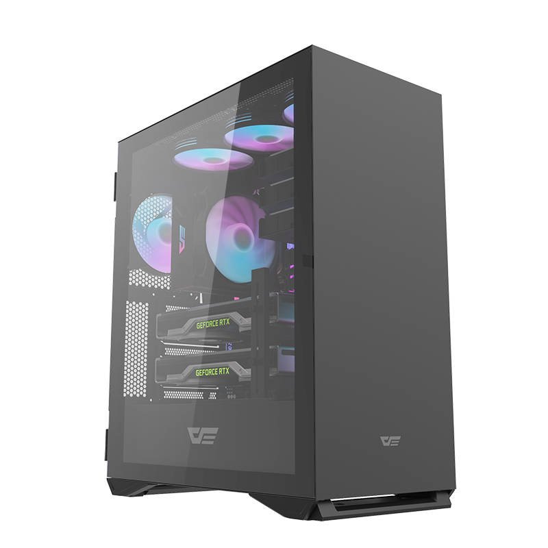 Carcasa pentru computer Darkflash DLX22 NEO, Negru - eMAG.ro