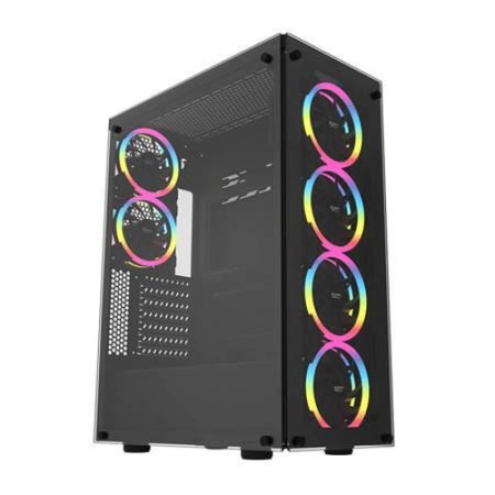 Carcasa pentru computer darkFlash Phantom, Middle Tower, ATX, Micro ATX ...