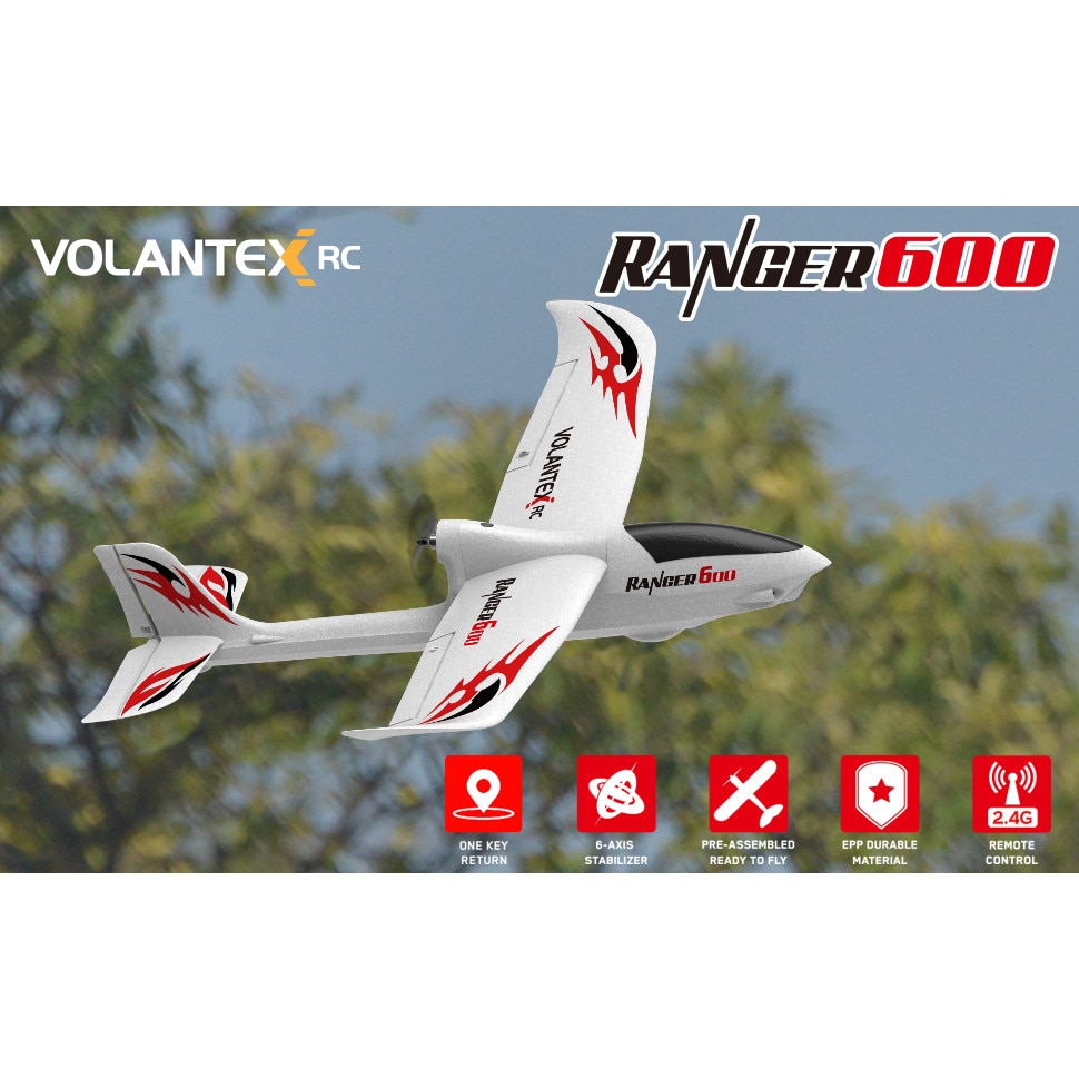 Aeromodel cu radiocomanda VOLANTEX RANGER 600 RTF complet echipat, cu ...