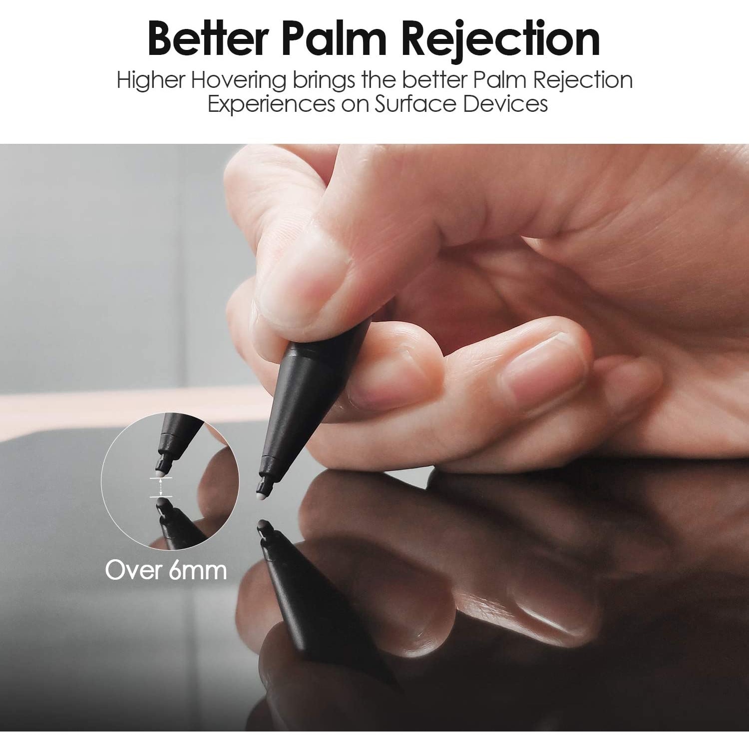 Pix Stylus pentru Microsoft Surface, 1024 puncte presiune, Respingere ...