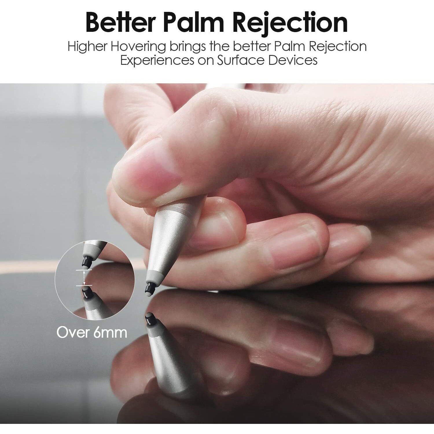 Pix Stylus pentru Microsoft Surface, 1024 puncte presiune, Respingere ...