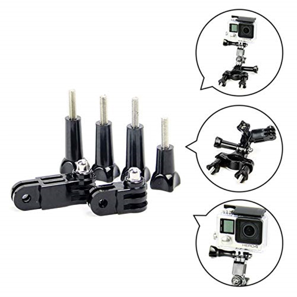 Suport adaptor camera video, 1tech, Policarbonat/Otel inoxidabil, Negru ...