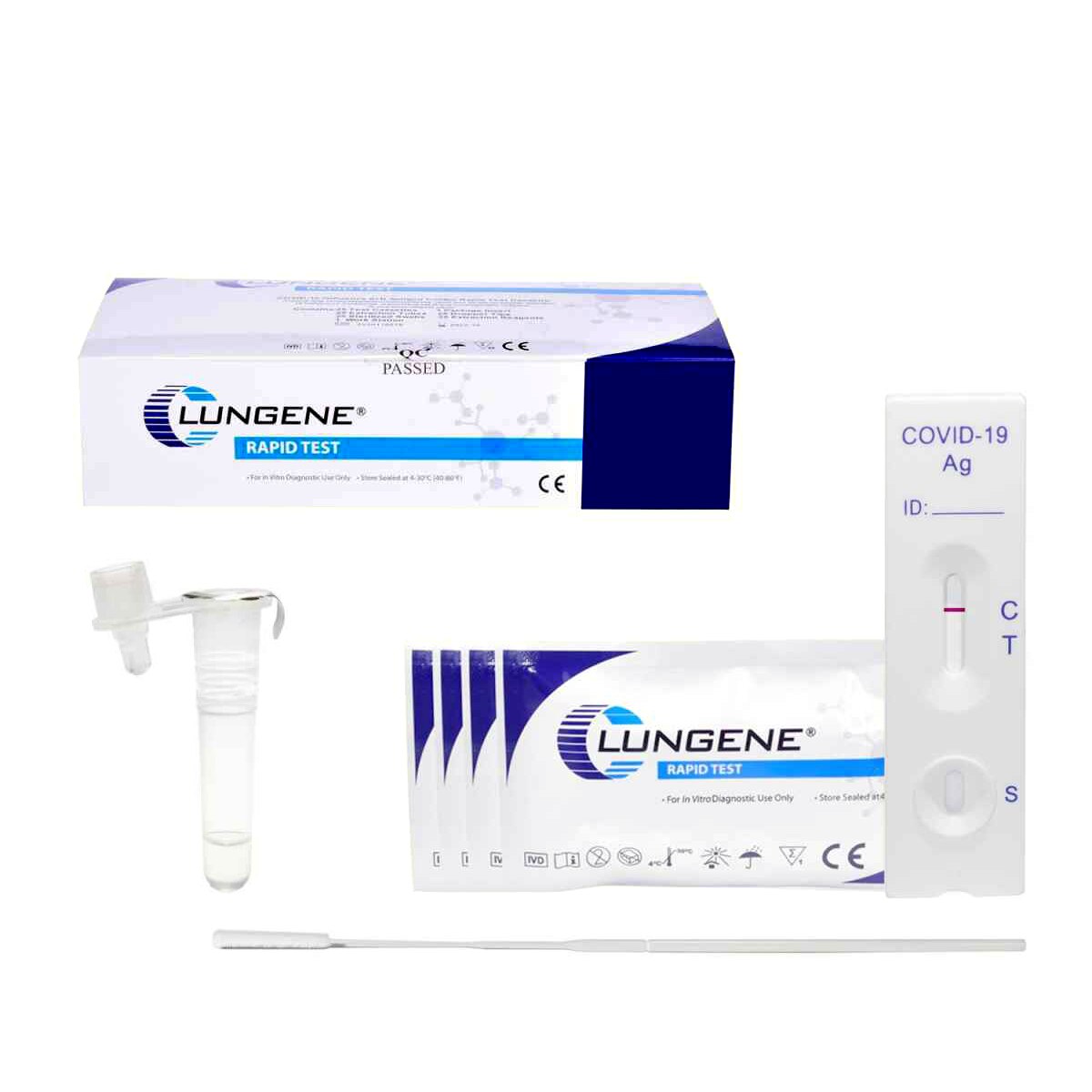 Kit 25 Teste Rapide COVID-19 Antigen, 3 in 1, Nazal/Nazofaringian ...