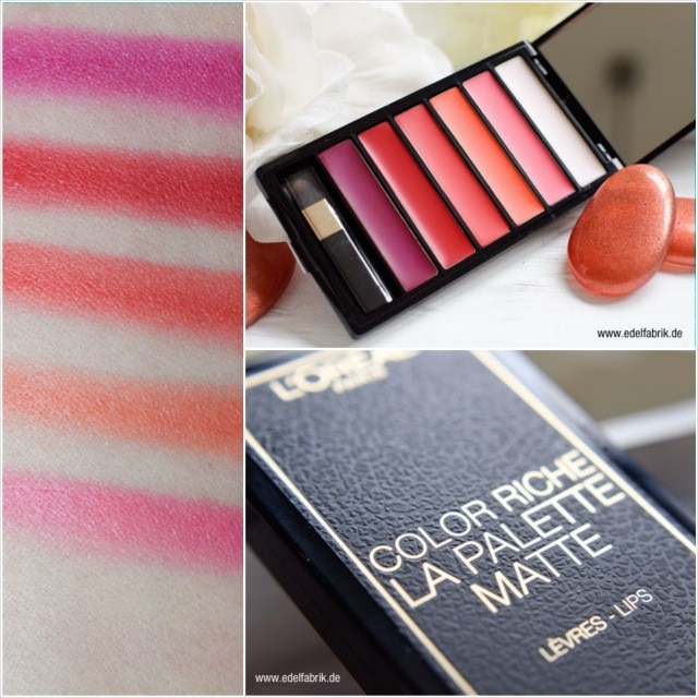 Палитра 6 червила Loreal Color Riche La Palette Matte Nuanta Bold - eMAG.bg