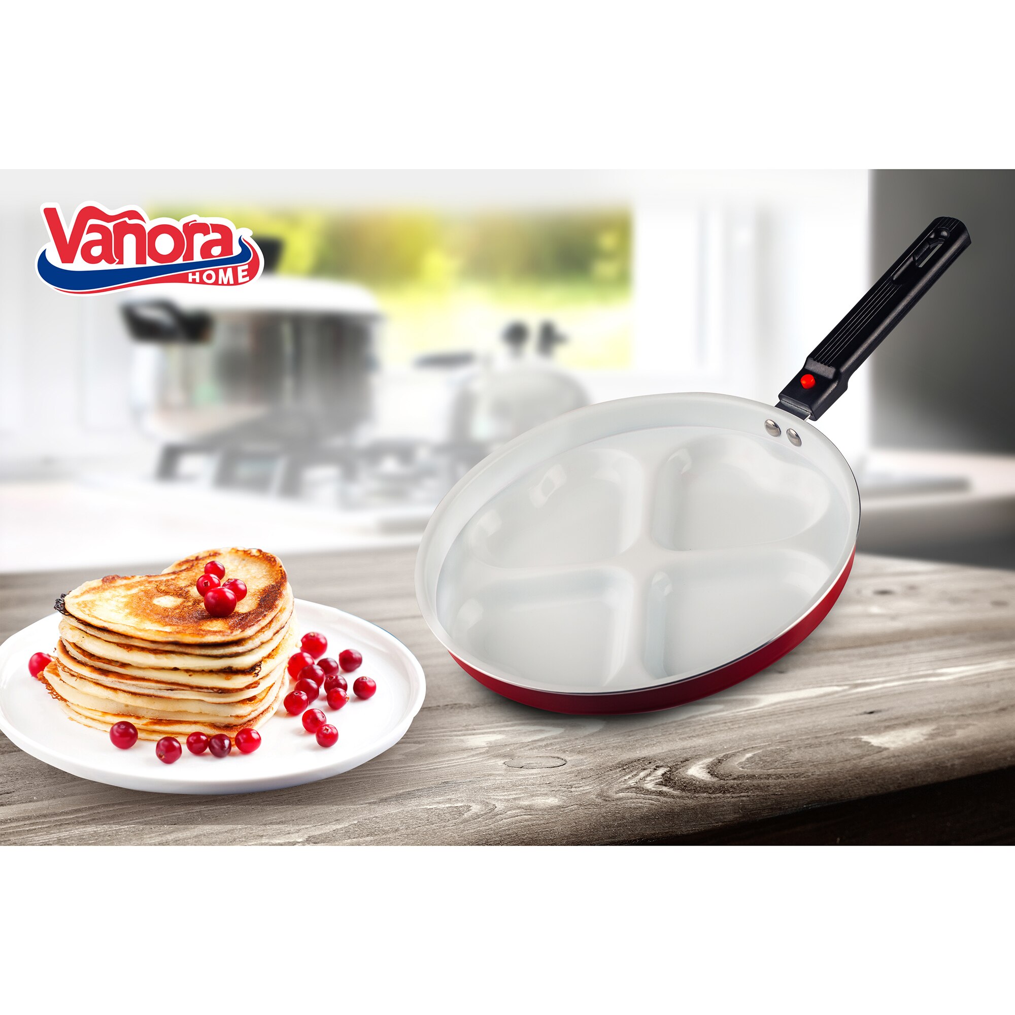 Tigaie Compartimentata Forma Inima, Vanora, 24x4 cm - eMAG.ro