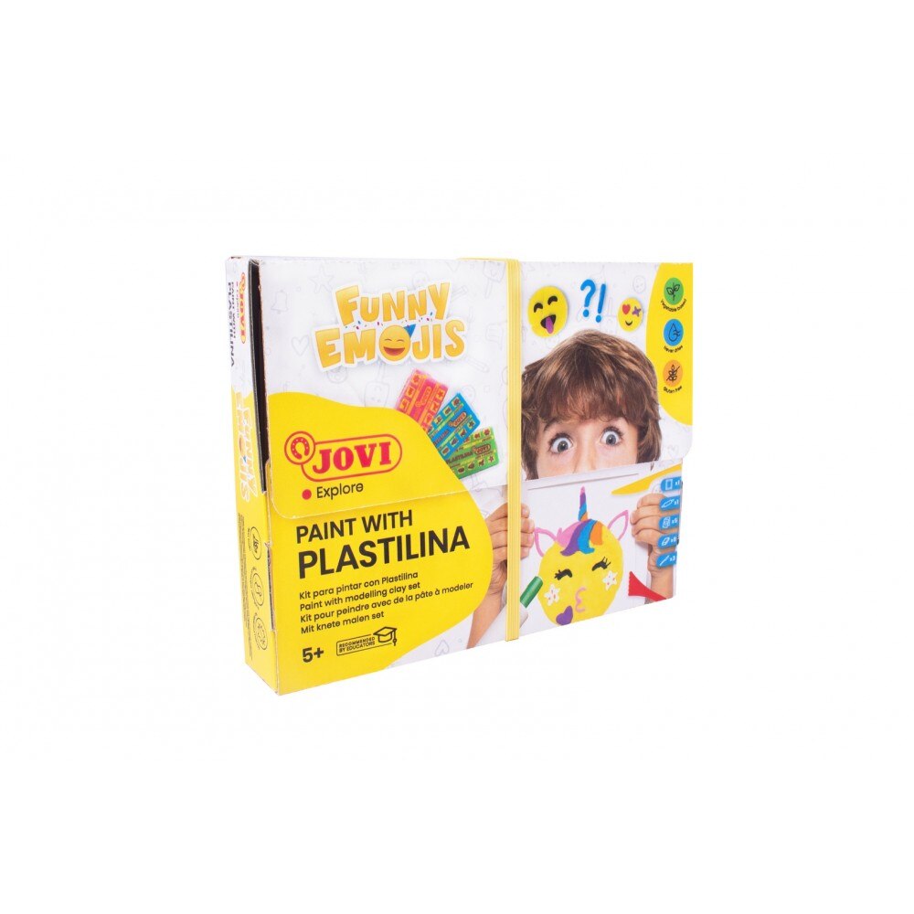 Set creativ de pictat cu plastilina Jovi Funny Emojis - Compară Prețuri ...