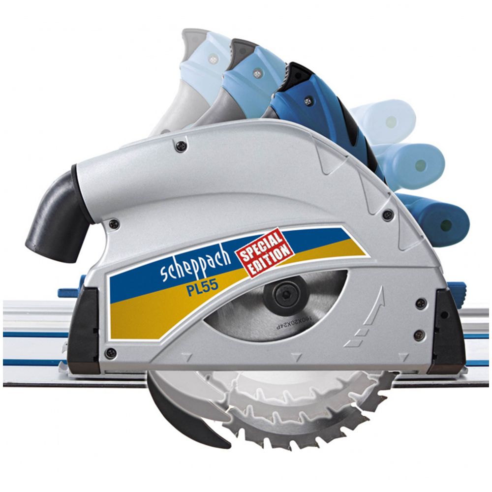 Scheppach PL55 Körfűrész, 2 Vezetősín, 1200W, Tárcsaátmérő 160 mm - eMAG.hu