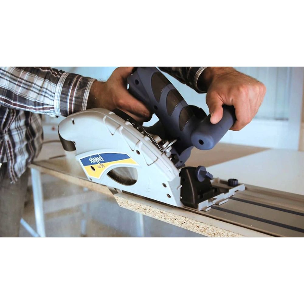 Scheppach PL55 Körfűrész, 2 Vezetősín, 1200W, Tárcsaátmérő 160 mm - eMAG.hu