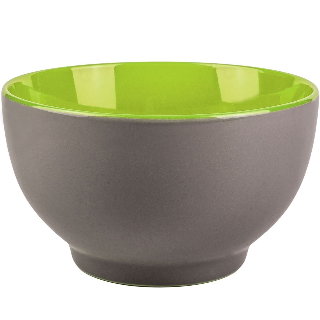 Set boluri, 4 piese, 600 ml, Ceramica, Verde Lime - eMAG.ro