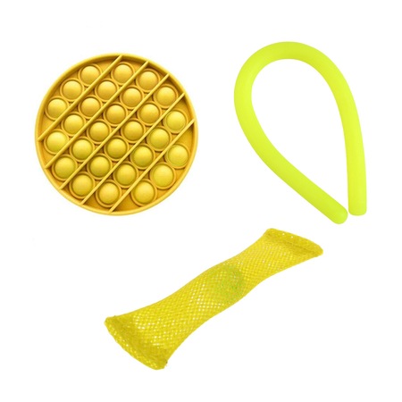 Set 3 jucarii Zenuk® - Pop It, Monkey Noodle, Marble Mesh, Fidget toys ...