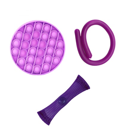 Set 3 Jucarii Antistres Zenuk® - Fidget toys, Pop It, Monkey Noodle ...