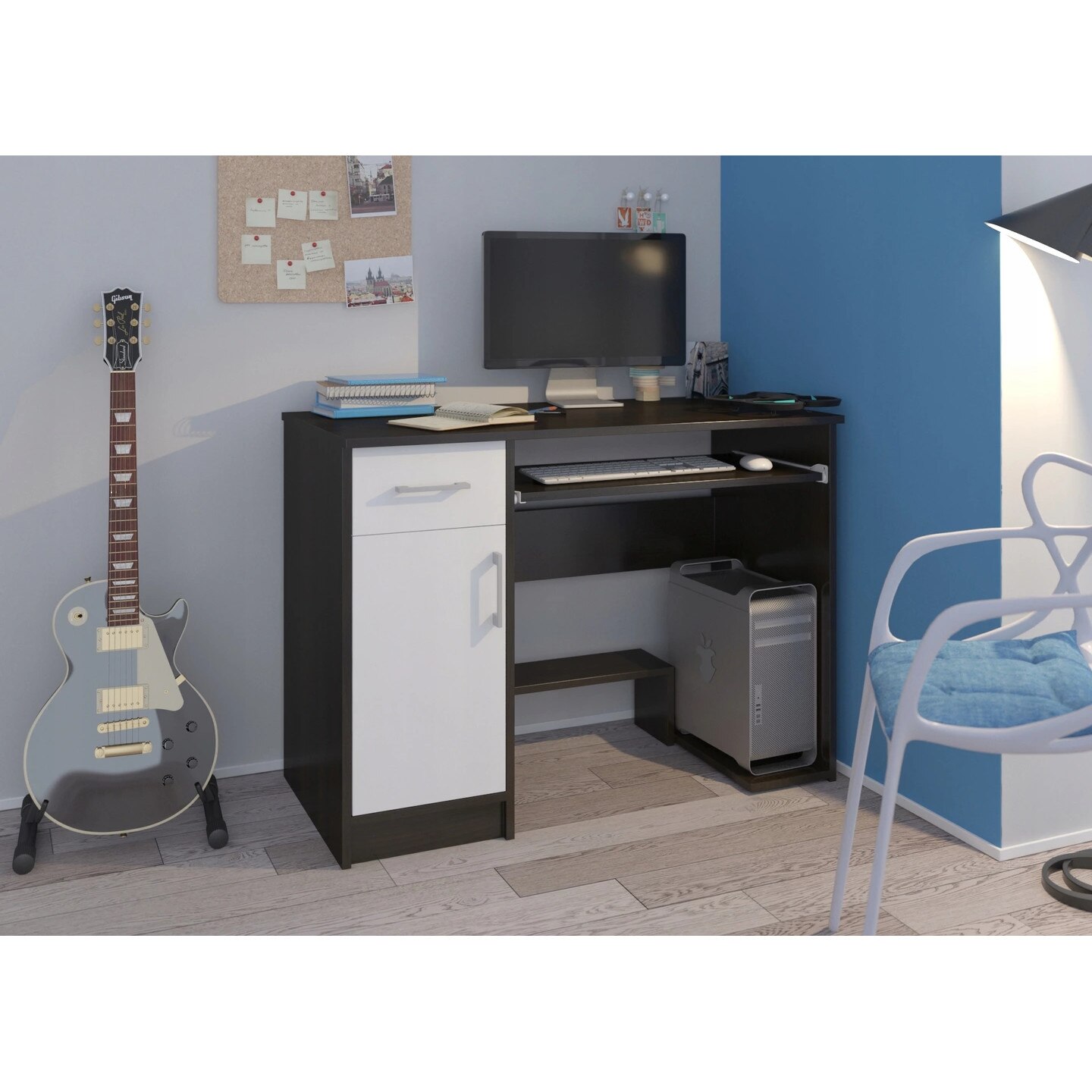 Birou, Pvc, N-10 mix wenge, 75x50x90 - eMAG.ro