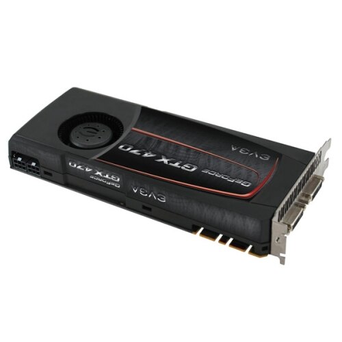 Placa video eVGA nVidia GeForce GTX 470, 1280MB, GDDR5, 320bit, HDMI ...