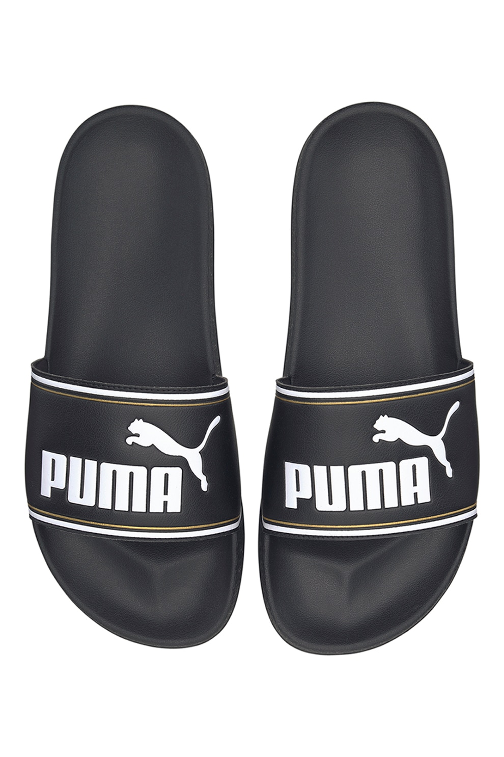 Puma, Papuci cu logo supradimensionat Leadcat FTR, Negru, 4 - eMAG.ro