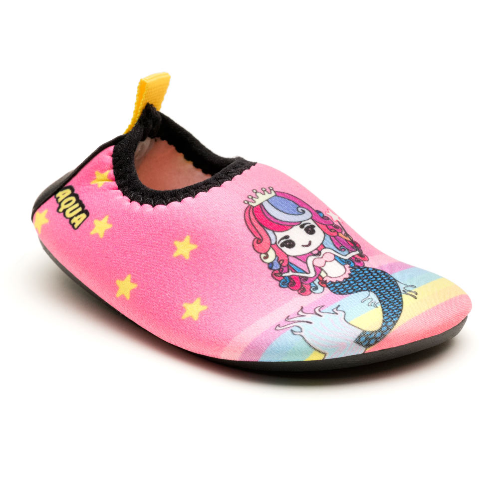 Papuci rezistenti la apa Kidopo Aqua Socks mica sirena, marimea 34/35 ...