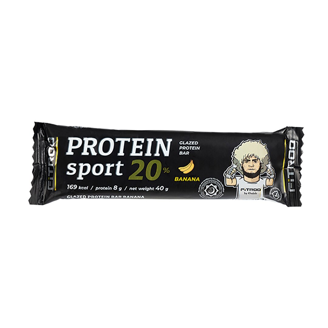 Baton Proteic, Fitroo, Khabib Protein Sport Banana, 0.040 Kg - eMAG.ro