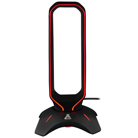 Stand Casti G-Lab K-Stand Radon, 2 x USB 2.0, RGB Backlight, Black ...