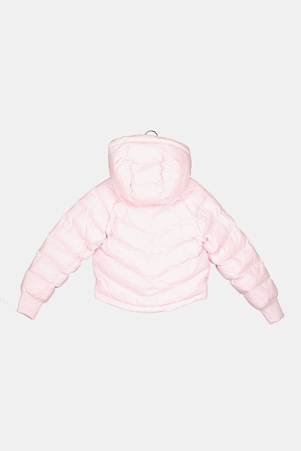 Nike, Geaca cu gluga si model matlasat, Roz, 137-147 CM Standard - eMAG.ro