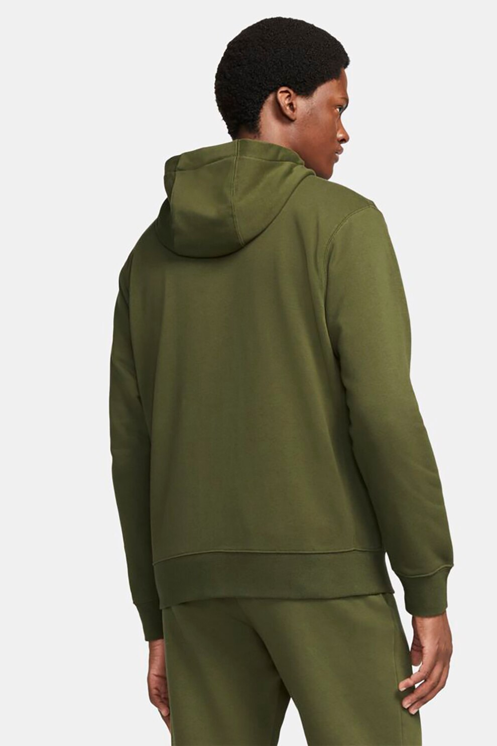 Nike, Hanorac cu fermoar Sportswear Club, Verde masliniu, M - eMAG.ro