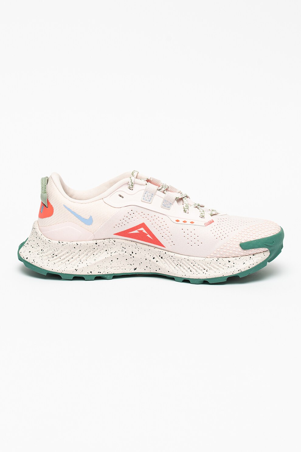 Nike, Pantofi cu talpa cu pete decorative pentru alergare Pegasus Trail ...