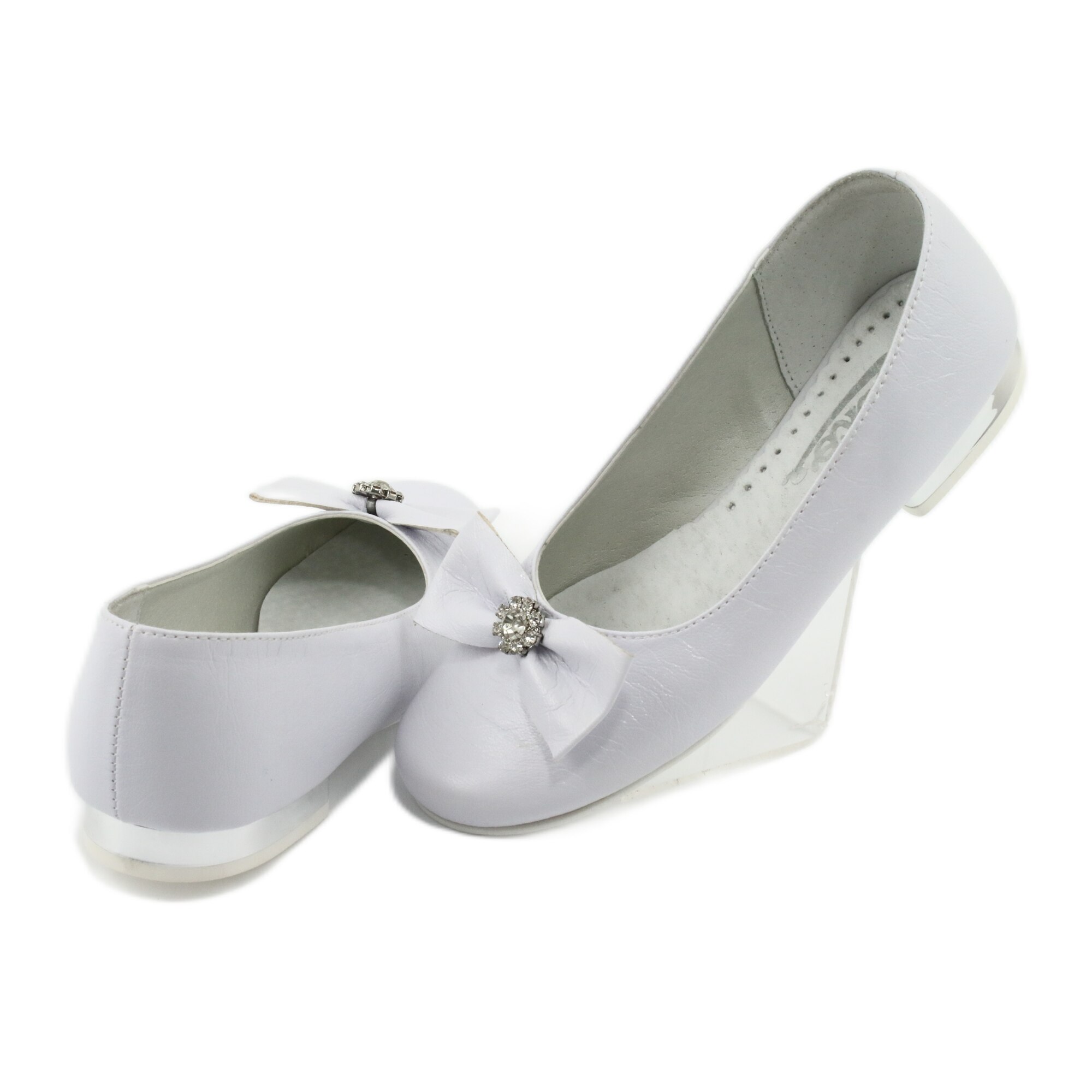 Balerini copii Miko, BM16393, alb - eMAG.ro