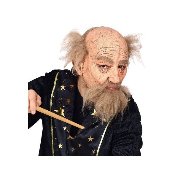 Masca din latex, Vrajitor Batran, Gonga Bej - eMAG.ro