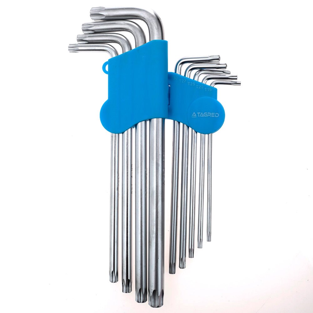 Set chei torx Tagred, tip L, otel CR-V, T15-T55, 9 piese - eMAG.ro