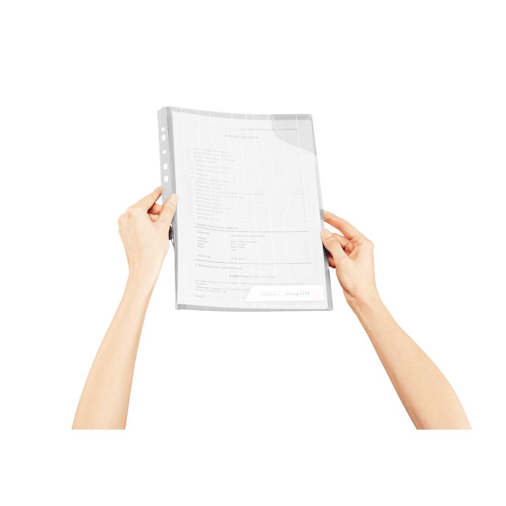 Set 5 Mape CombiFile din Plastic Leitz, 40 Coli, Transparente - eMAG.ro