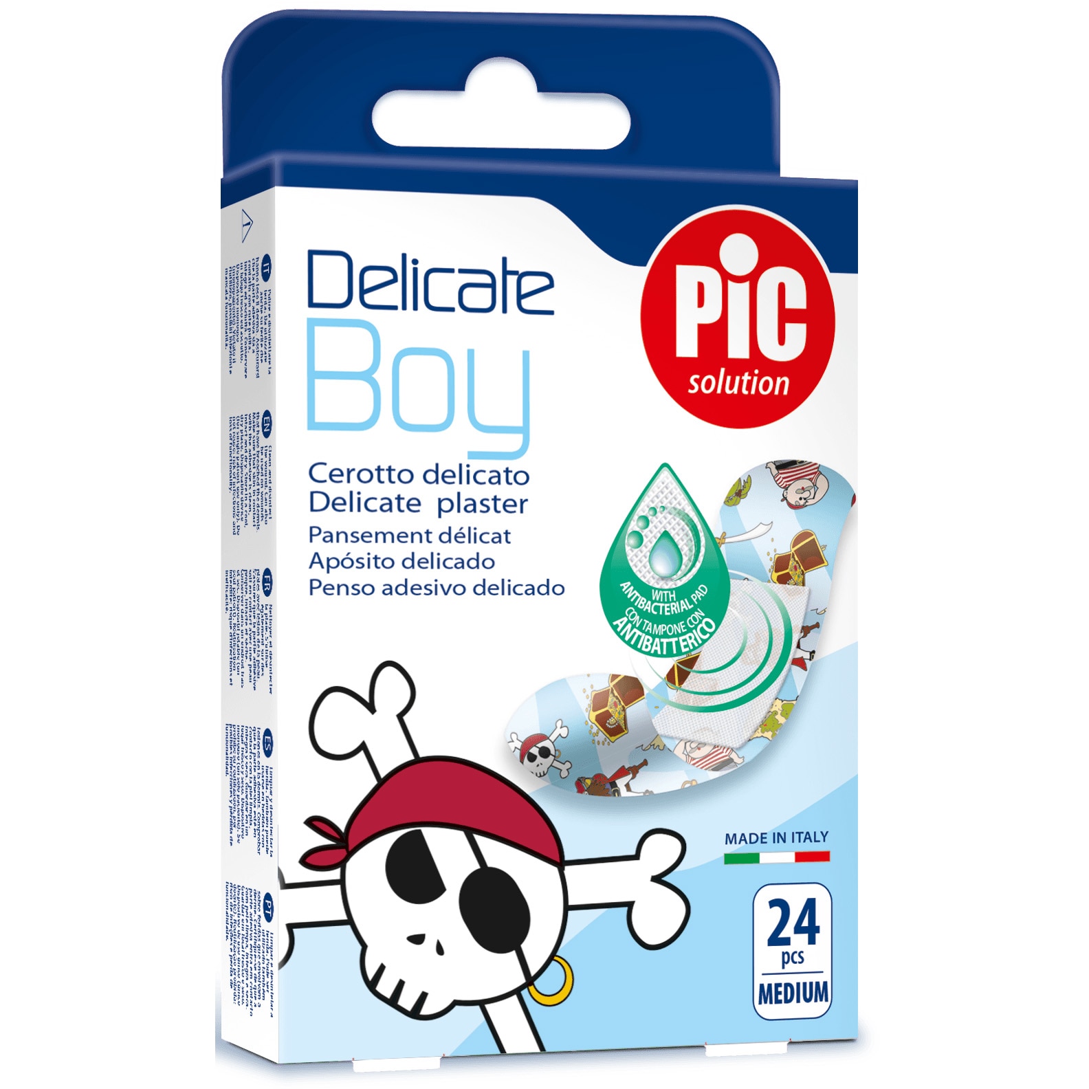 Plasturi piele sensibila Delicate Boy pentru copii 19x72mm cu solutie ...
