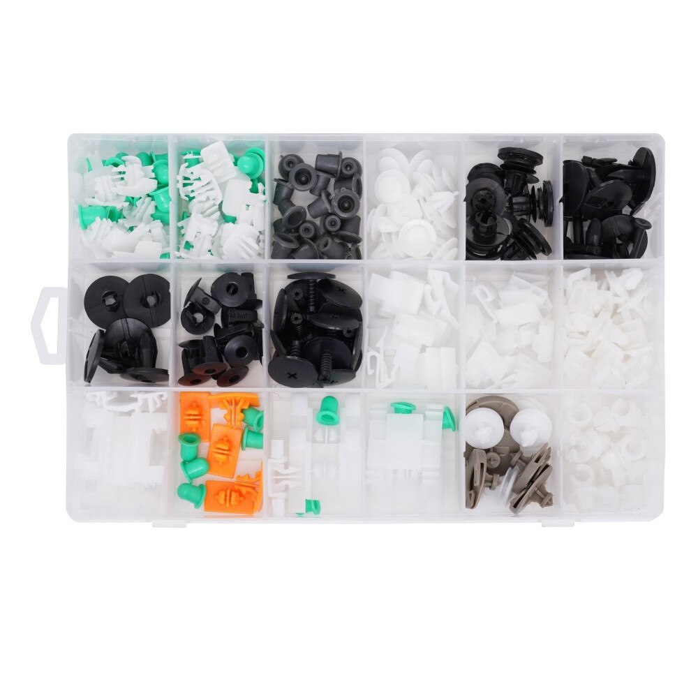Set clipsuri auto Tagred, de fixare, 12 modele, cu cutie organizator ...