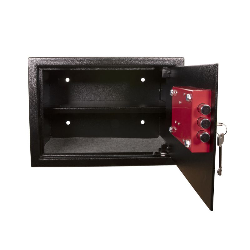 Seif din otel cu inchidere cu cheia, Ultimate Safe, 25 x 35 x 25 cm ...