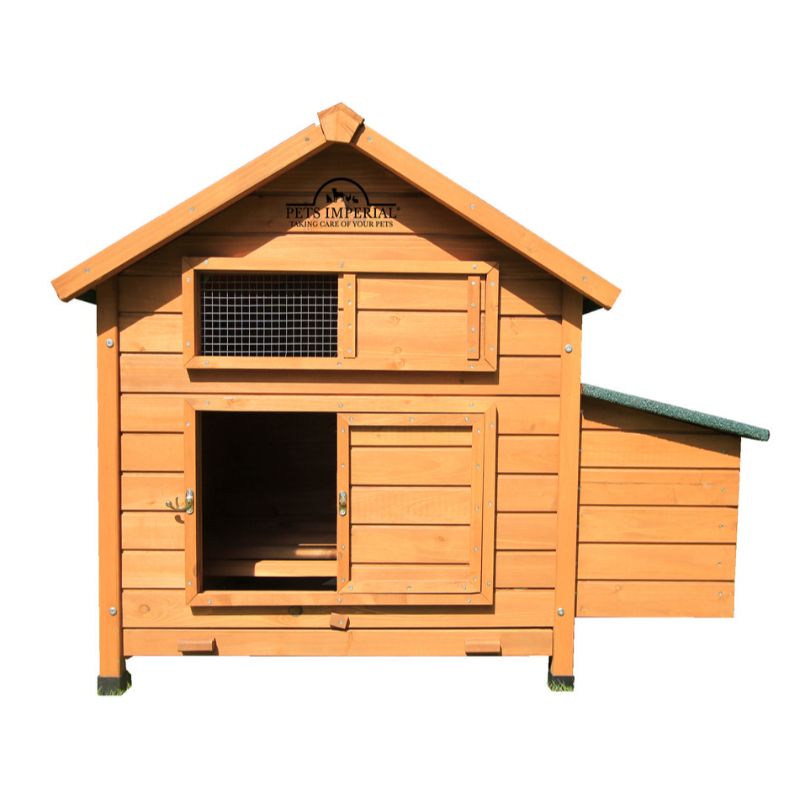 Cotet pentru gaini, Pets Imperial, Lemn, Maro, 121 x 96 x 100 cm - eMAG.ro