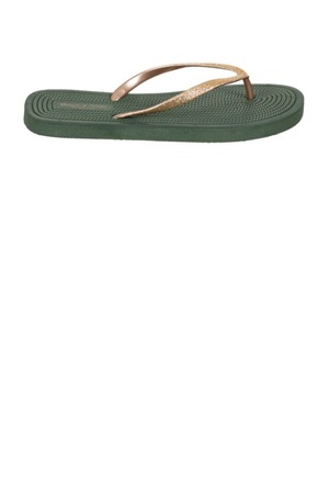 Slapi dama, flip-flop cu sclipici si barete aurii, talpa neagra cu ...