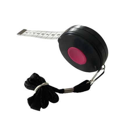 Ruleta -metru 150 cm ambele fete imprimate, din piele, cu revenire ...