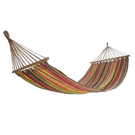 Hamac suspendat din Bumbac si Poliester rezistent, 200 x 100 cm ...