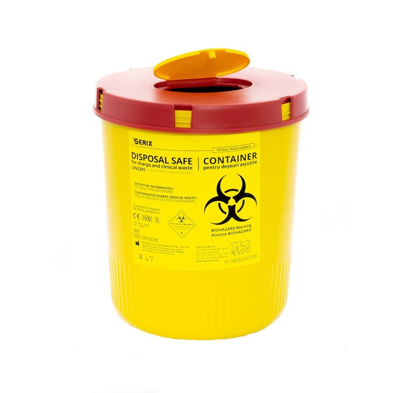 Container deseuri medicale ascutite, 2l SERIX - eMAG.ro