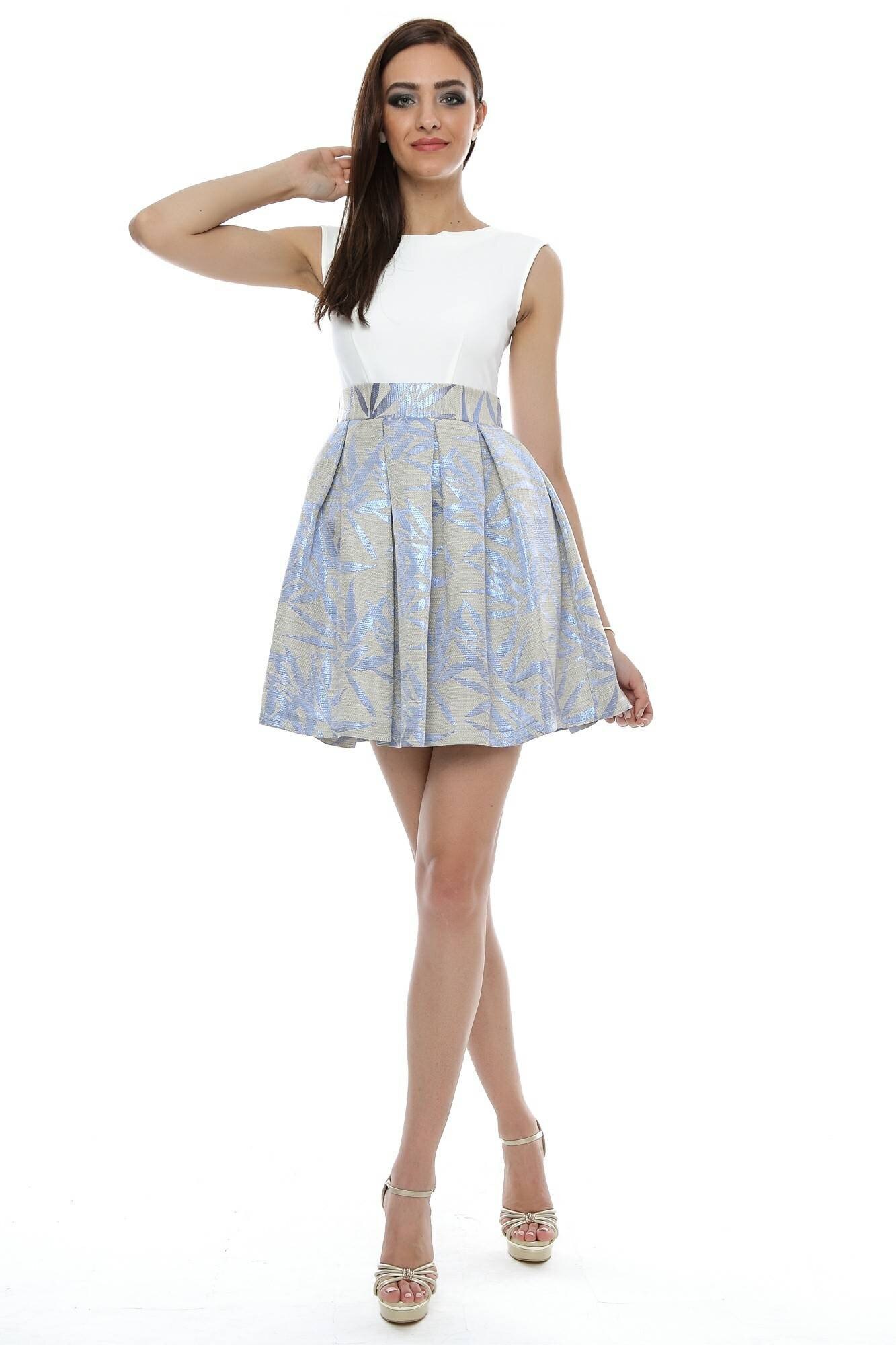 Rochie crem/argintiu, ROH, clos, 42 - eMAG.ro