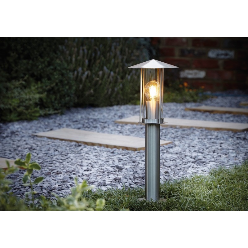 Stalp exterior Blooma Autentic, 50 cm, aluminiu - eMAG.ro