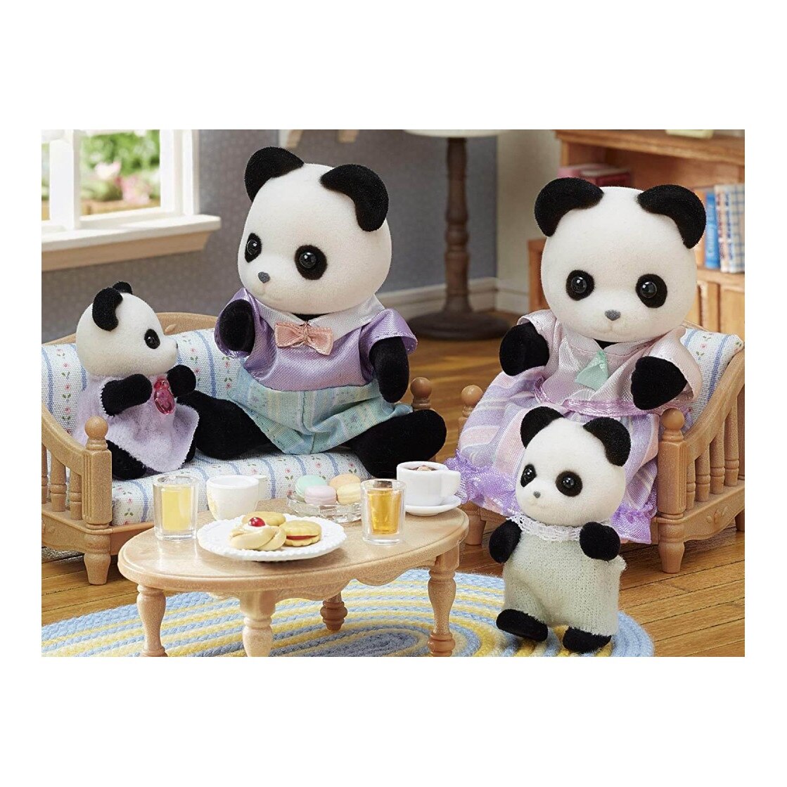 Figurine Sylvanian Families 5529 - Familia de ursuleti panda - eMAG.ro