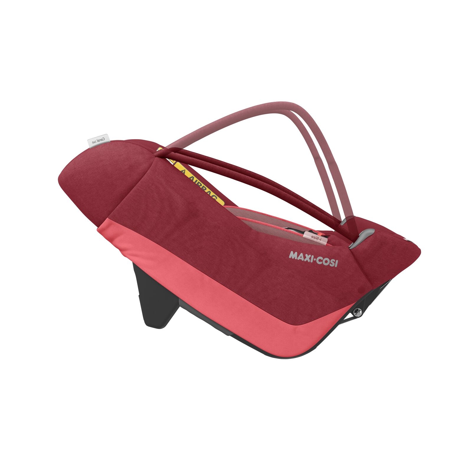 Pachet Maxi-Cosi Cos Auto I-Size Coral 360 Essential Red, 40-75 cm ...