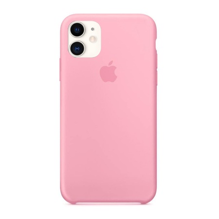 Husa telefon, Apple, Silicon, Compatibil cu Apple iPhone 11, Roz ...