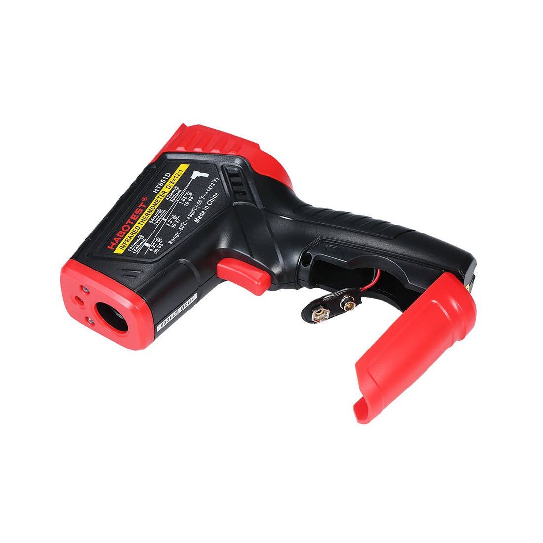 Pirometru digital cu laser Habotest, echipat cu lampa, iluminat din ...