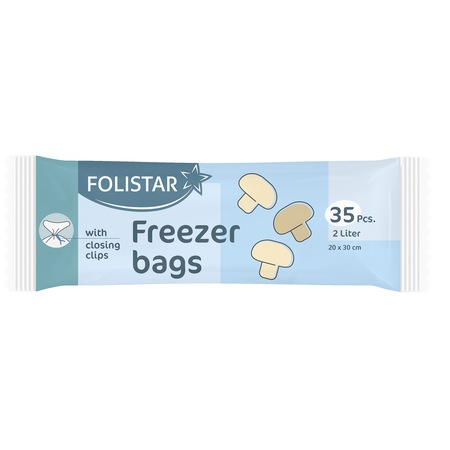 Пликове за замразяване Folistar, 2 л, 30 см x 20 см, 35 броя - eMAG.bg