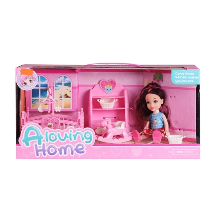 Mini papusa Loving Home, Roz - eMAG.ro